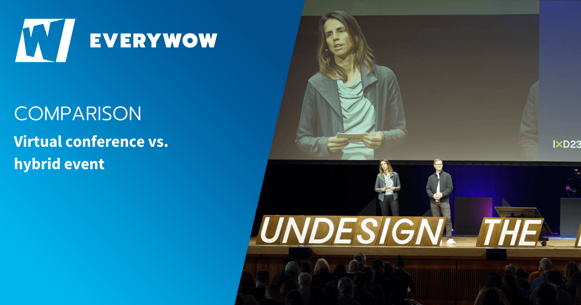 Virtual conference vs. hybrid event